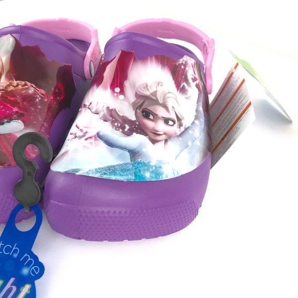 CROCS | Shoes | Crocs Disney Frozen Elsa And Anna Lightup Clog | Poshmark